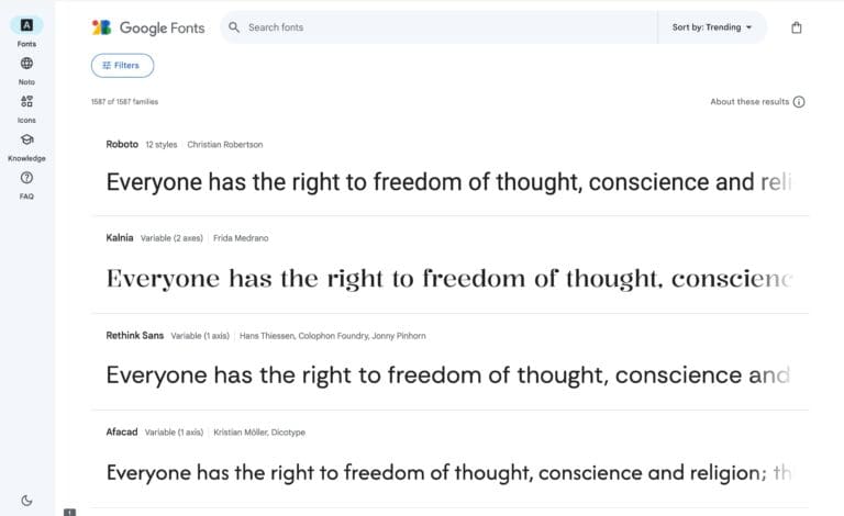 10 Reasons to Use Google Fonts | John Wolfe Compton