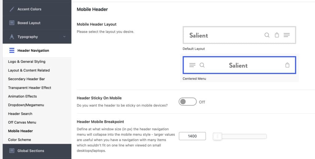 Salient Theme: How to Create a Mobile Only Navigation Menu | John Wolfe Compton